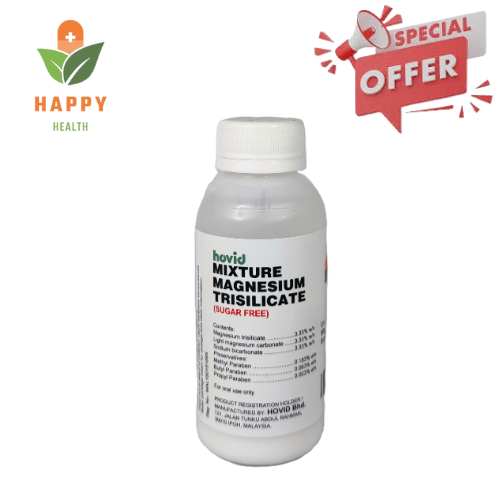 [ Exp 12/2026 ] Hovid Mixture Magnesium Trisilicate (MMT) 120ML - For ...