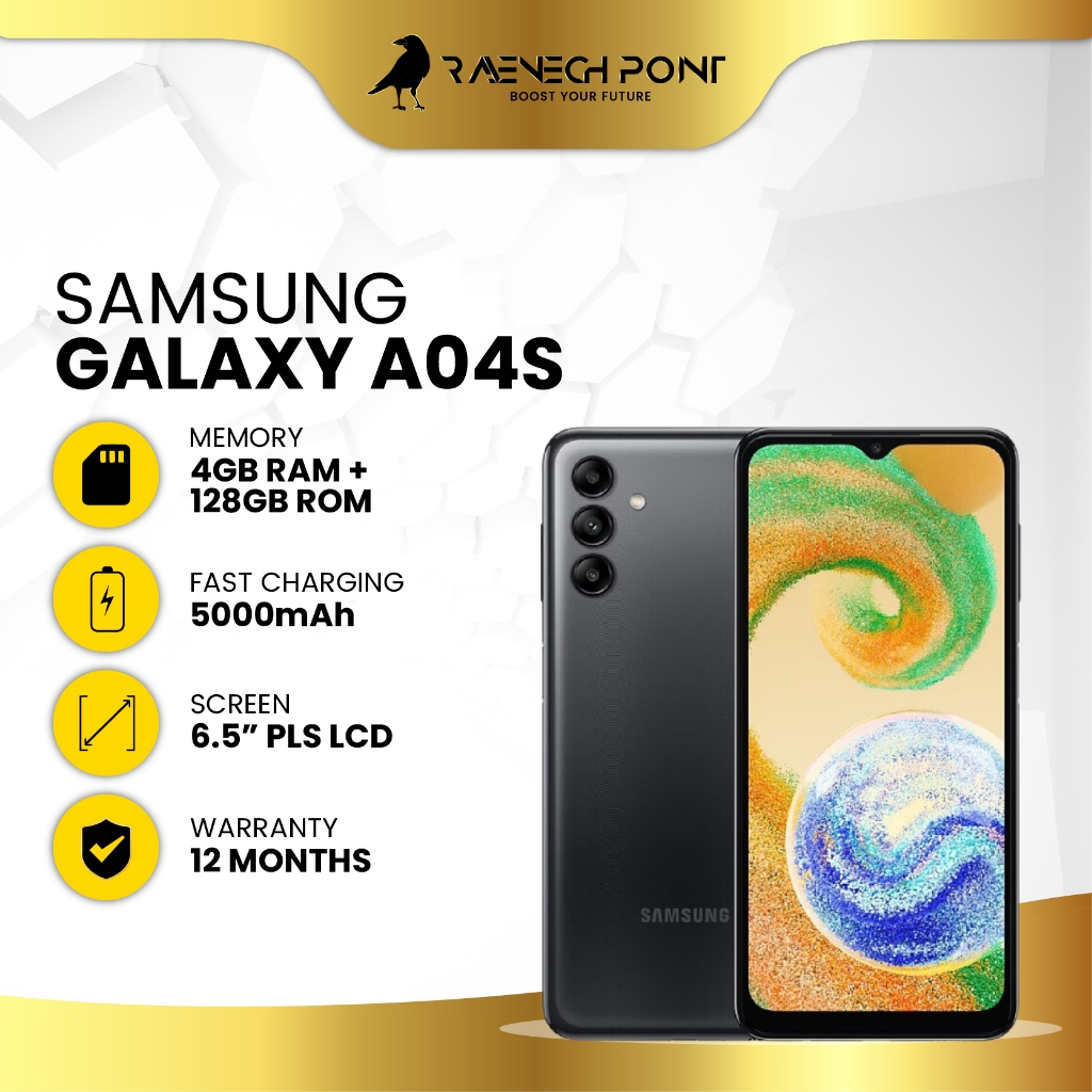 SAMSUNG GALAXY A04S (4+128GB) - 100% ORIGINAL SAMSUNG MALAYSIA Fast ...