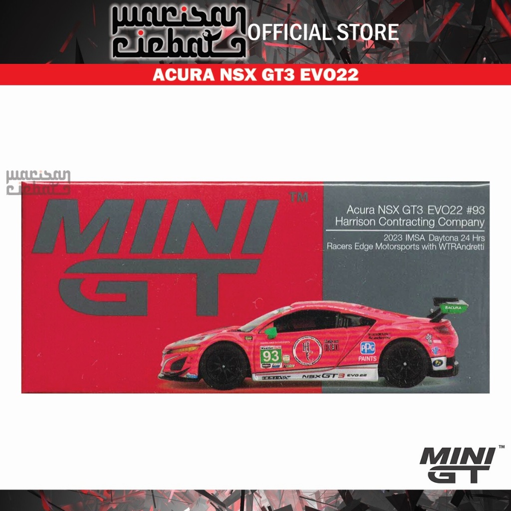 Mini GT 1/64 617 Acura NSX GT3 EVO22 #93 2023 IMSA Daytona | Shopee ...