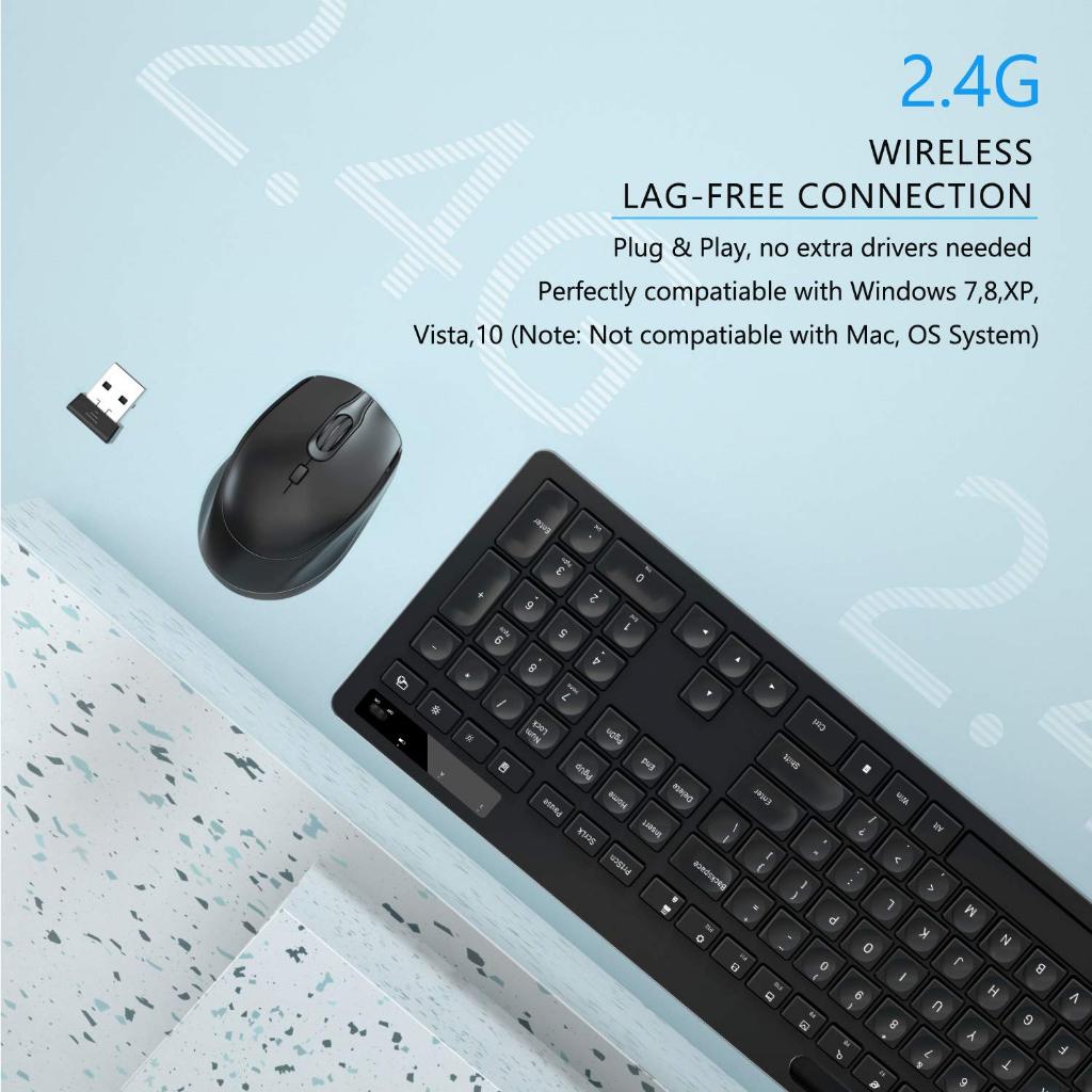 8875 Wireless Keyboard Mouse Set 2 4g Wireless Keyboard Mouse Set Model Shopee Malaysia