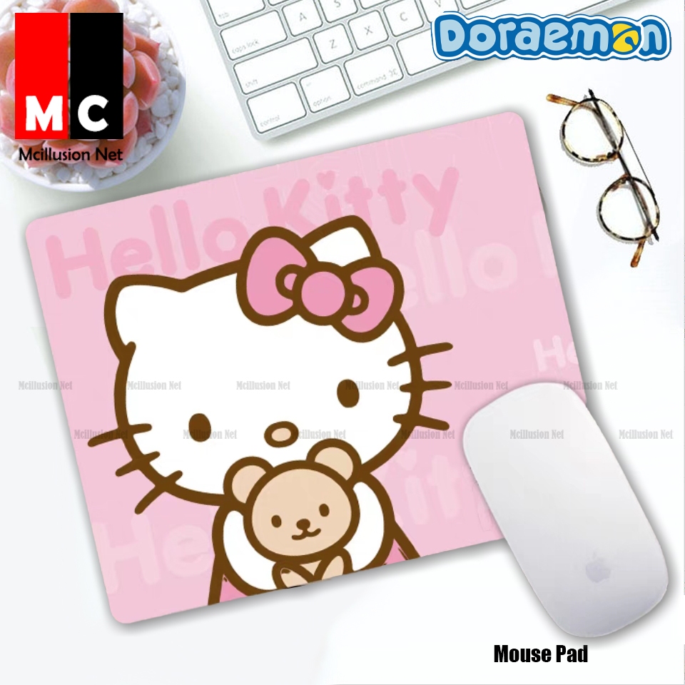 Cartoon Doraemon HelloKitty Computer LaptopDesktop Square Mouse pad ...