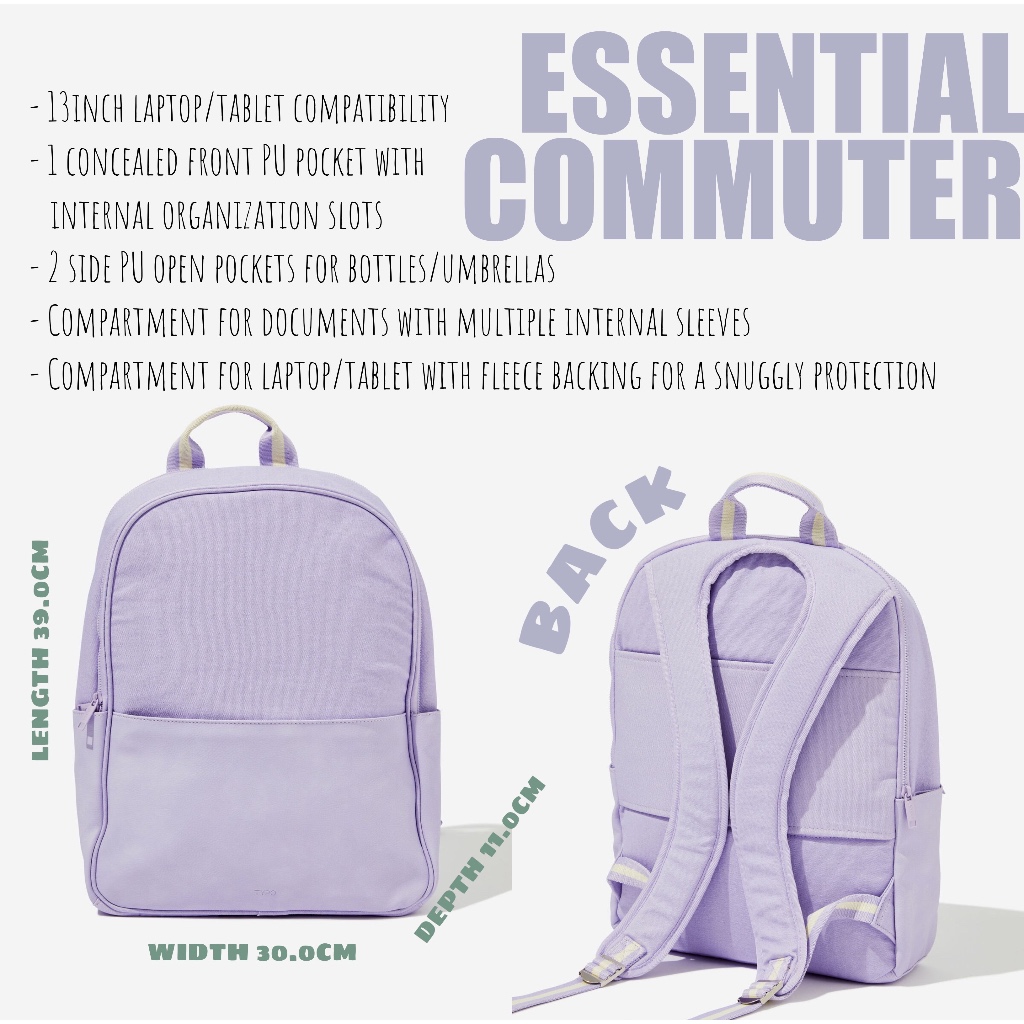 TYPO Backpack / Alumni Backpack & Off The Grid Backpack/ School & Work ...
