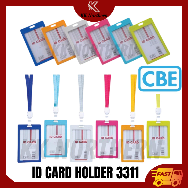 [CBE] 1pcs ID Card Holder 3311 / Lanyard / ID Card / Name Badge ...