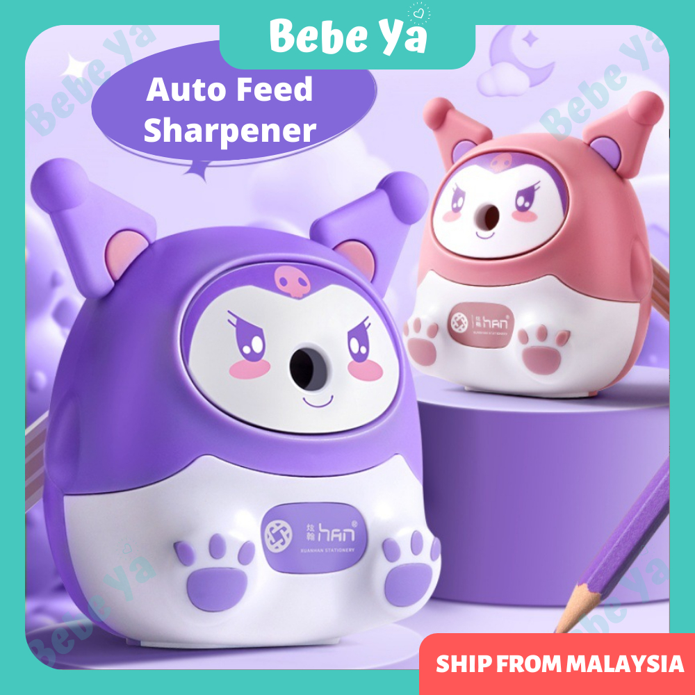 Sanrio Kuromi Pencil Sharpener - Cute Auto Feed Sharperner School ...