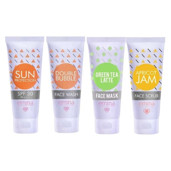Emina Apricot Jam Face Scrub / Face Wash / Sun Protection / Face Mask ...