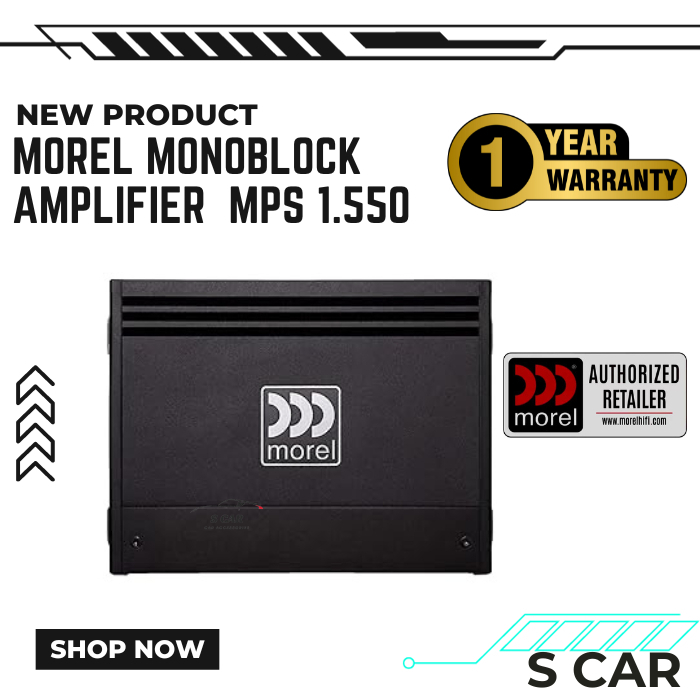 MOREL Monoblock Amplifier MPS 1.550 - Genuine MorelSpeaker 100% ...