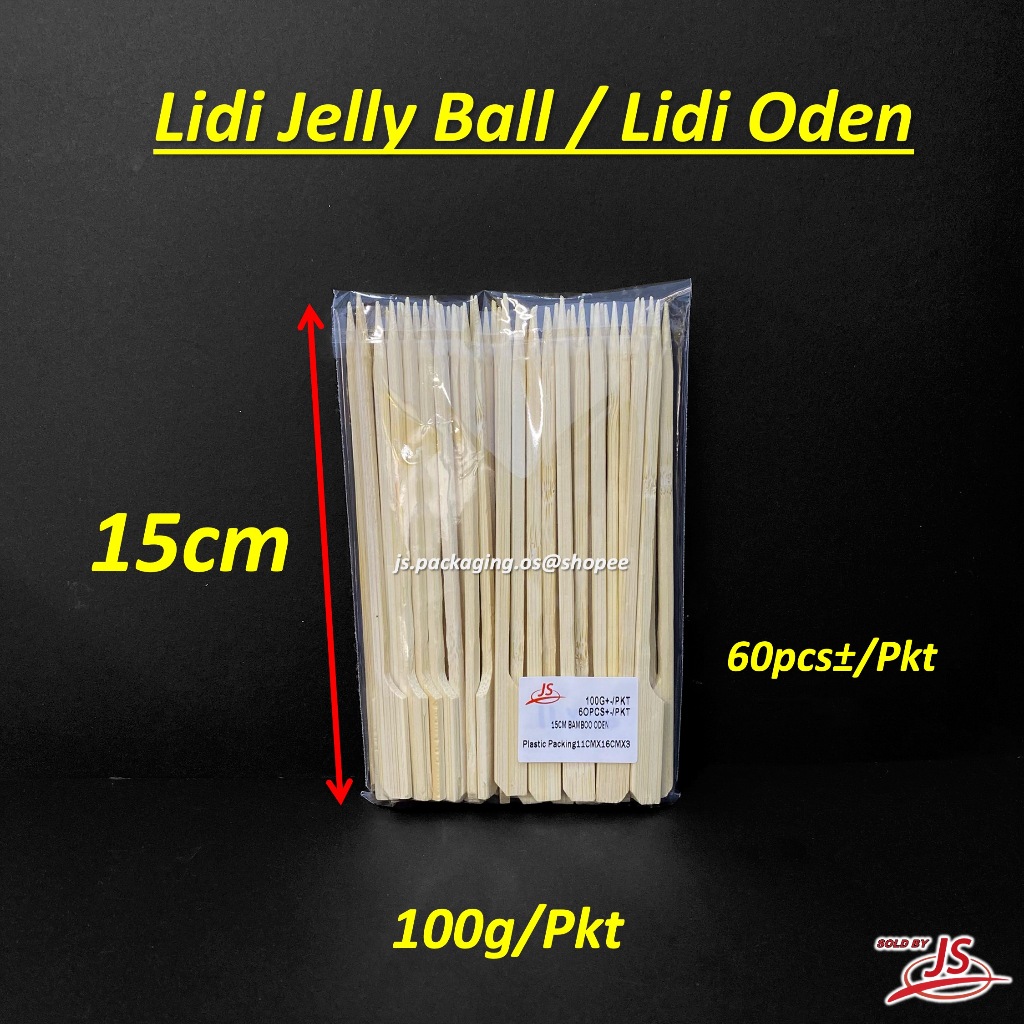 Lidi Jelly Ball 15cm/18cm/20cm/25cm-100g Japanese Bamboo Skewer Sausage ...