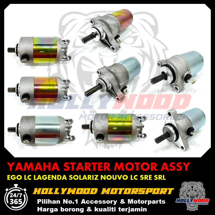 YAMAHA SCOOTER STARTER MOTOR ASSY STANDARD OEM AVANTIZ EGO LC FI ...