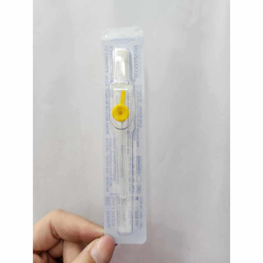 HOSPITECH IV CANNULA / CATHETER WITH VALVE (100pieces in 1 box ...