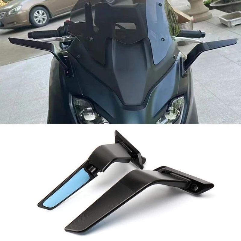 YAMAHA TMAX-560 T MAX WINGLET STEALTH REAR VIEW SIDE MIROR CERMIN SISI ...