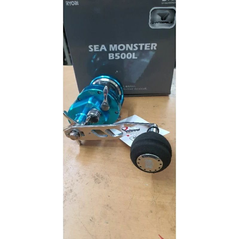 RYOBI SEA MONSTER B500L JIGGING FISHING REEL | Shopee Malaysia