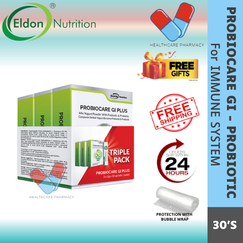 Eldon Nutrition Probiotics - Probiocare GI Plus 3x(2g x10 sachets ...