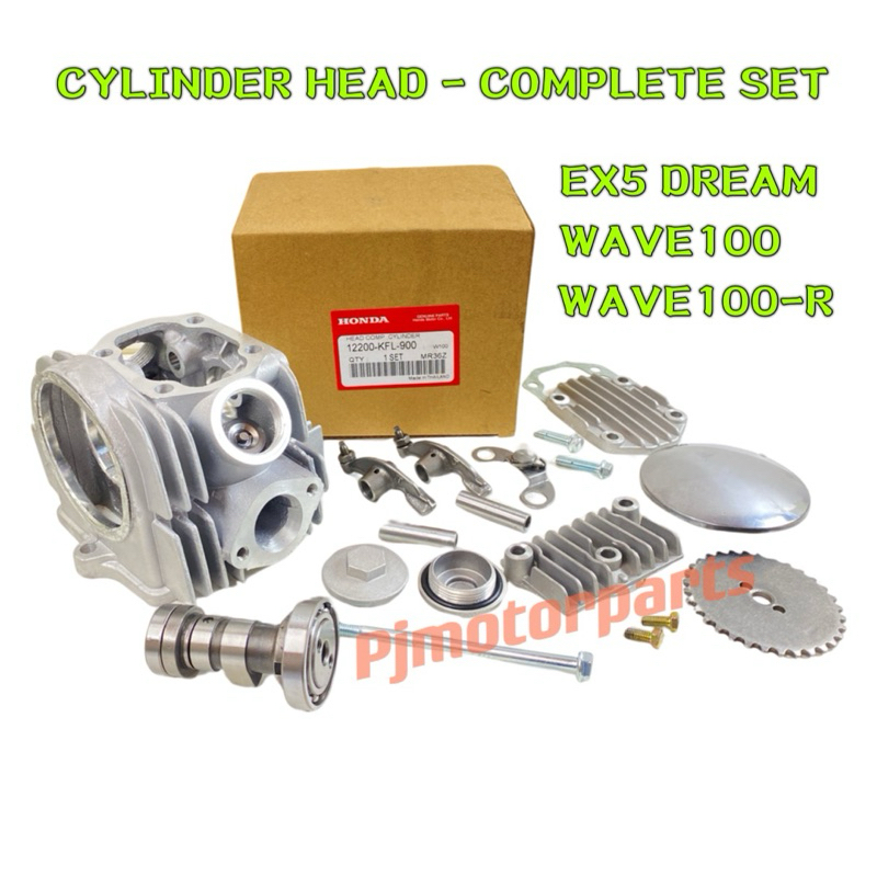EX5 DREAM / WAVE100 / WAVE 100 R ( COMPLETE 1 SET ) CYLINDER HEAD ASSY ...