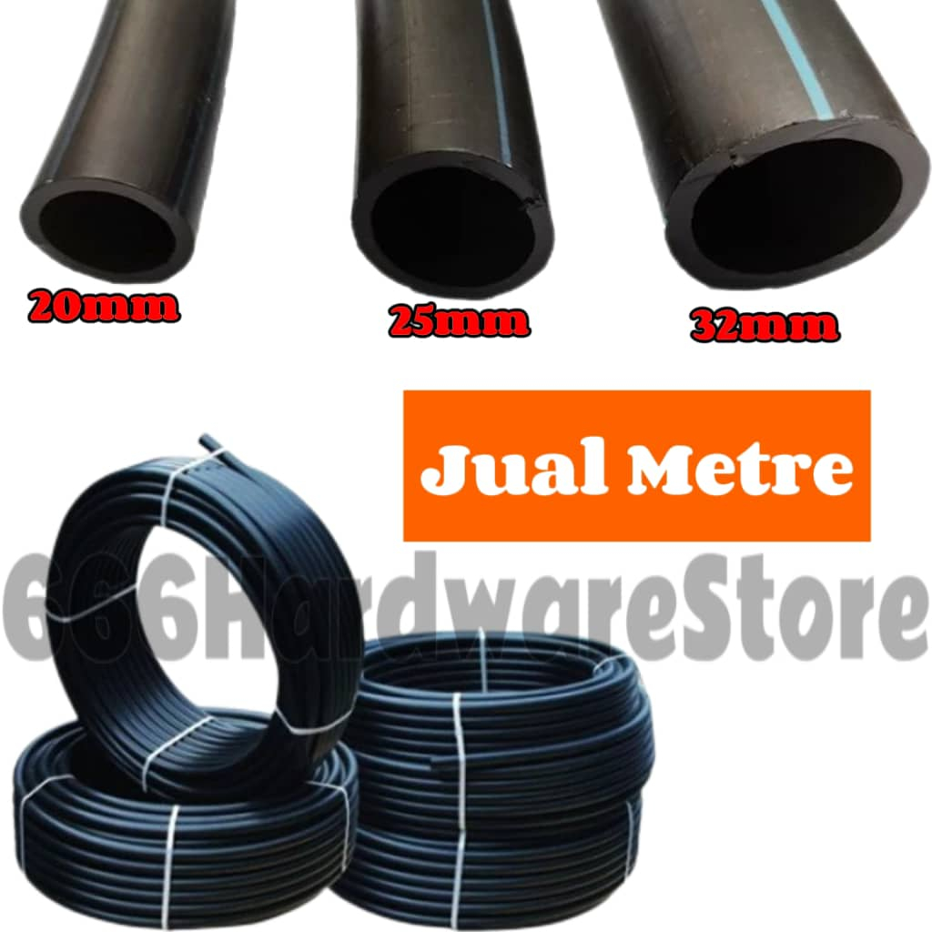 HDPE POLY PIPE 20MM , 25MM, 32MM (SIRIM APPROVED) / PIPE HITAM POLY ...