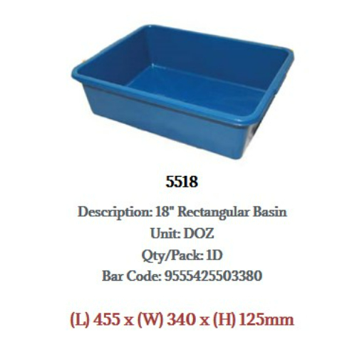 Rectangular Tray / Rectangular Basin / Tray Segi Empat / Food Tray ...