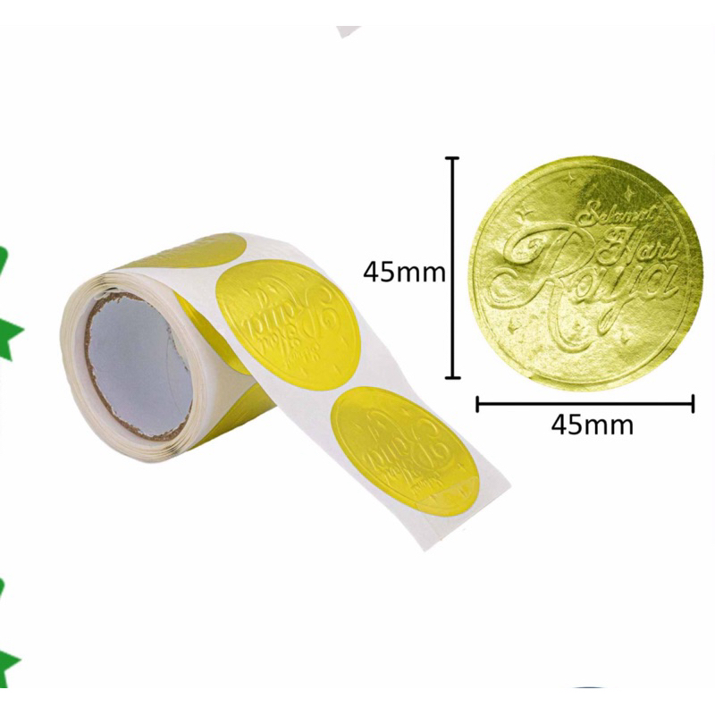 Hari Raya Stickers Selamat Hari Raya Label Stickers, Malaysia Ready ...