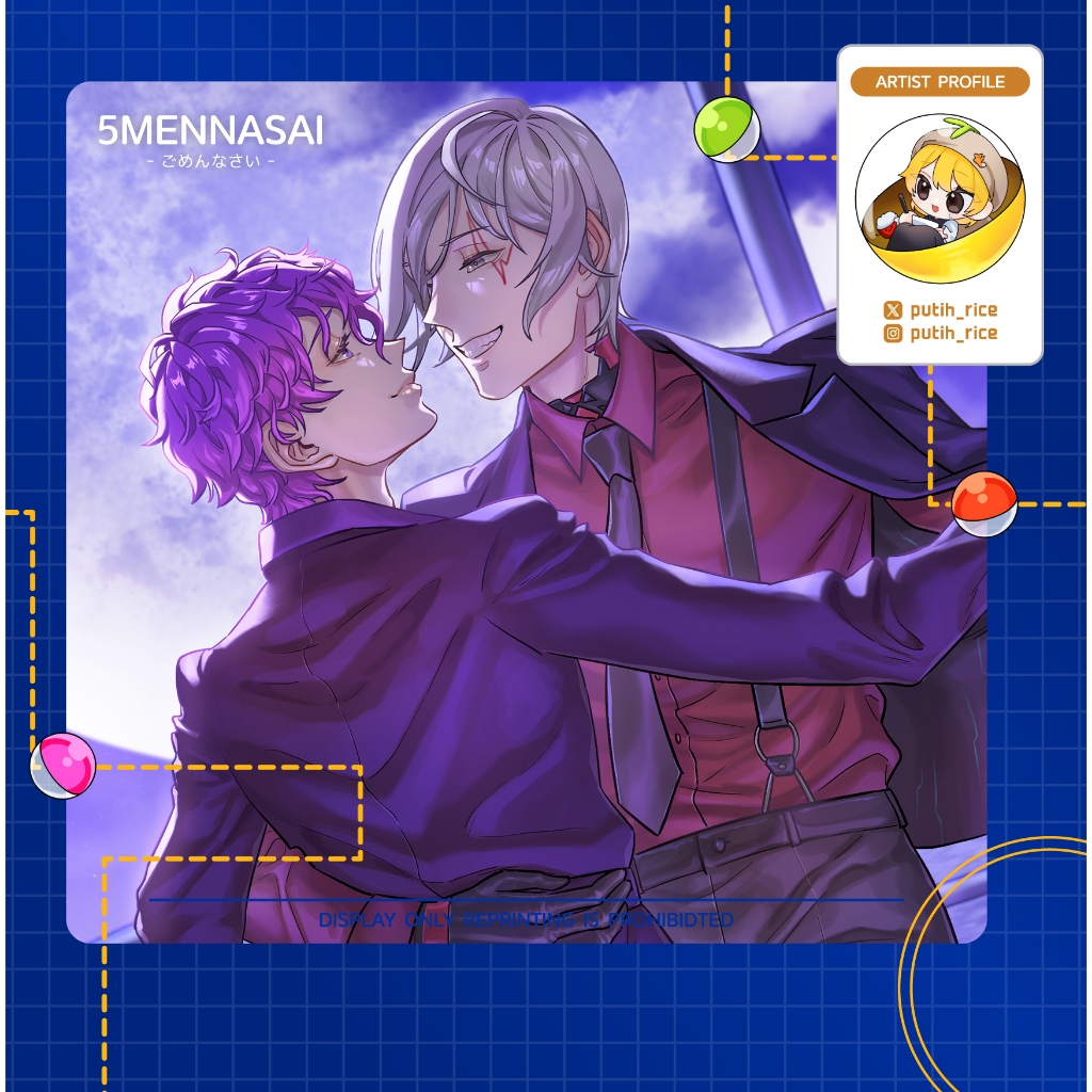 Vtuber NOCTYX ArtPrint [NIJISANJI EN] | Shopee Malaysia