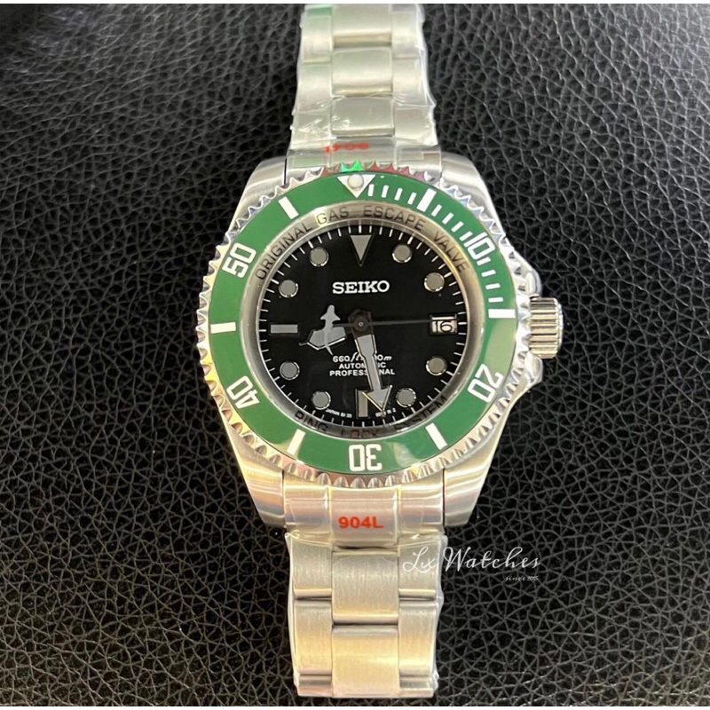 Seiko Mod Sub 44mm large size Submariner Seiko Modify watch Seikolex ...