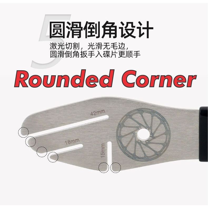 Bikersmaniac Blooke Disc Rotor Adjustment Tool Wrench RB MTB Disc Brake ...