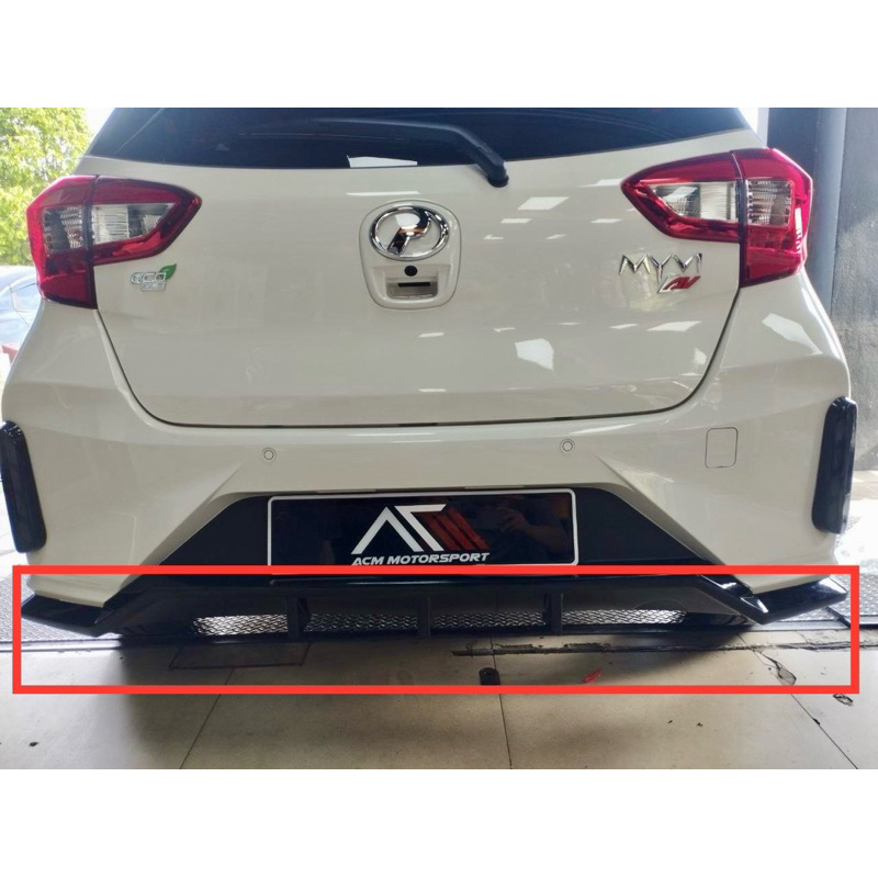 Perodua myvi 2022 rear diffuser | Shopee Malaysia