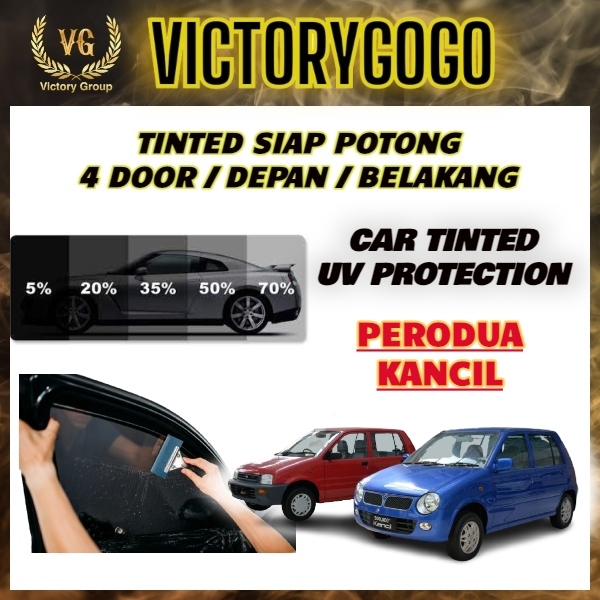Perodua Kancil Lampu Bulat/empat Segi Tinted Hitam(Gelap 30% 50% 65% 80 ...