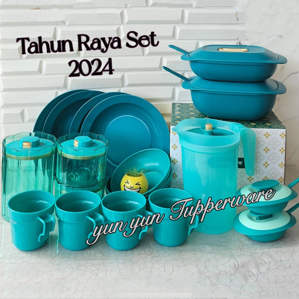 💥RAYA 2024💥Tupperware Gourmet Server Set /Pitcher/Mugs/Plate/Bowl/One Touch/Tall Canister ...