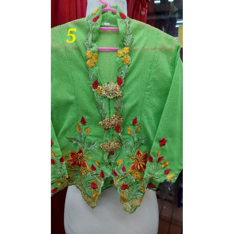 Kebaya Sulam Nyonya Kanak2/Kids Comel (5yrs) | Shopee Malaysia