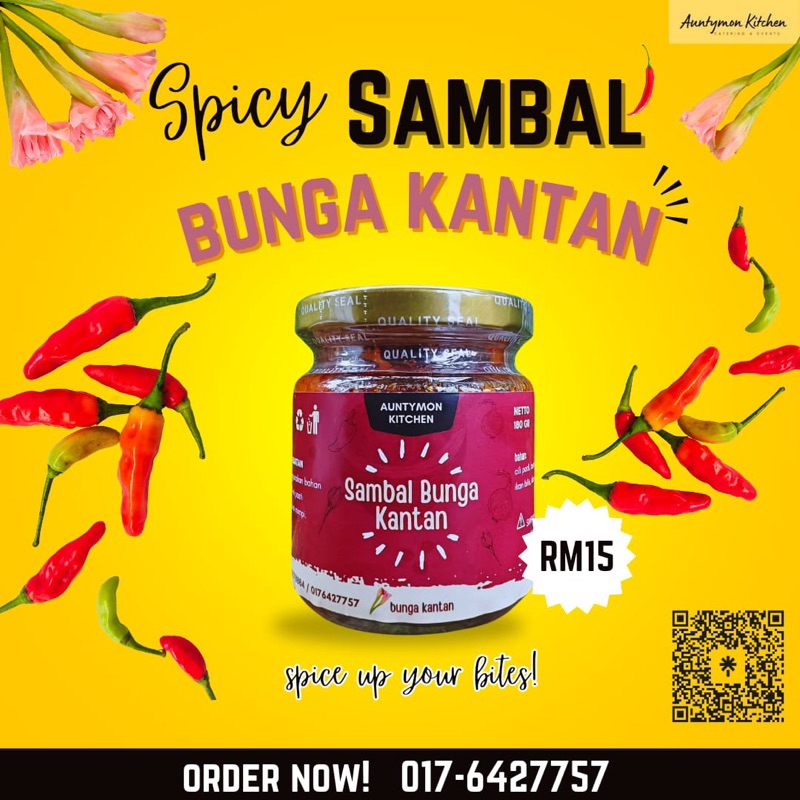 Sambal Bunga Kantan by Auntymon kitchen | Shopee Malaysia