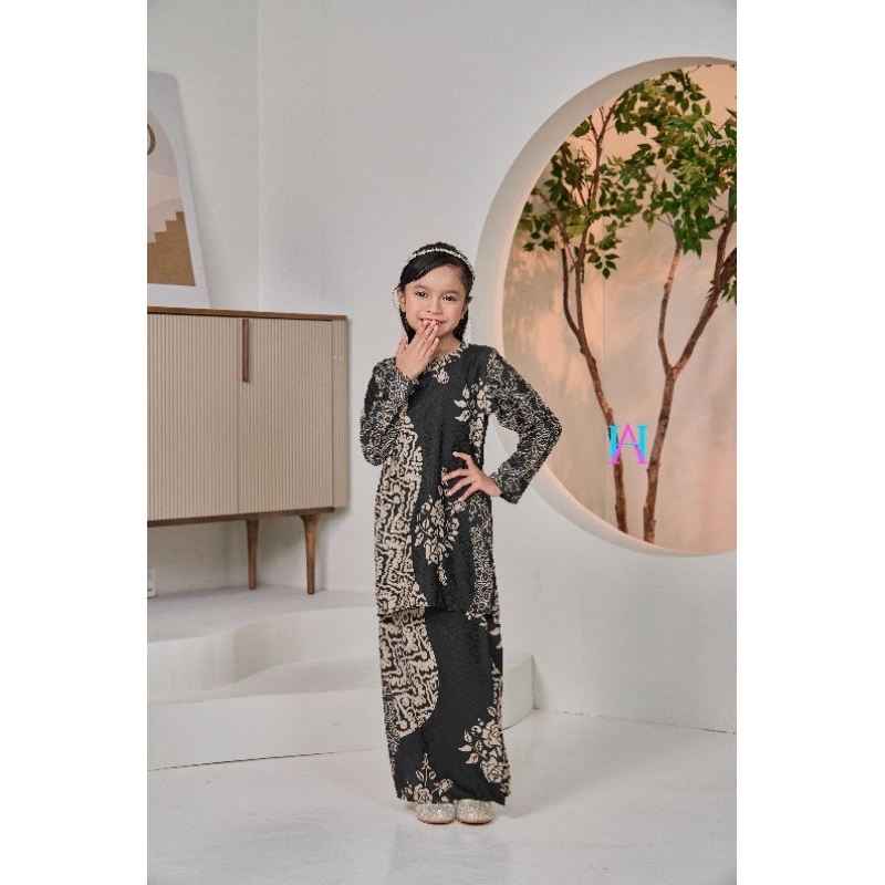 KURUNG BATEK KIDS BAJU RAYA 2024 | Shopee Malaysia
