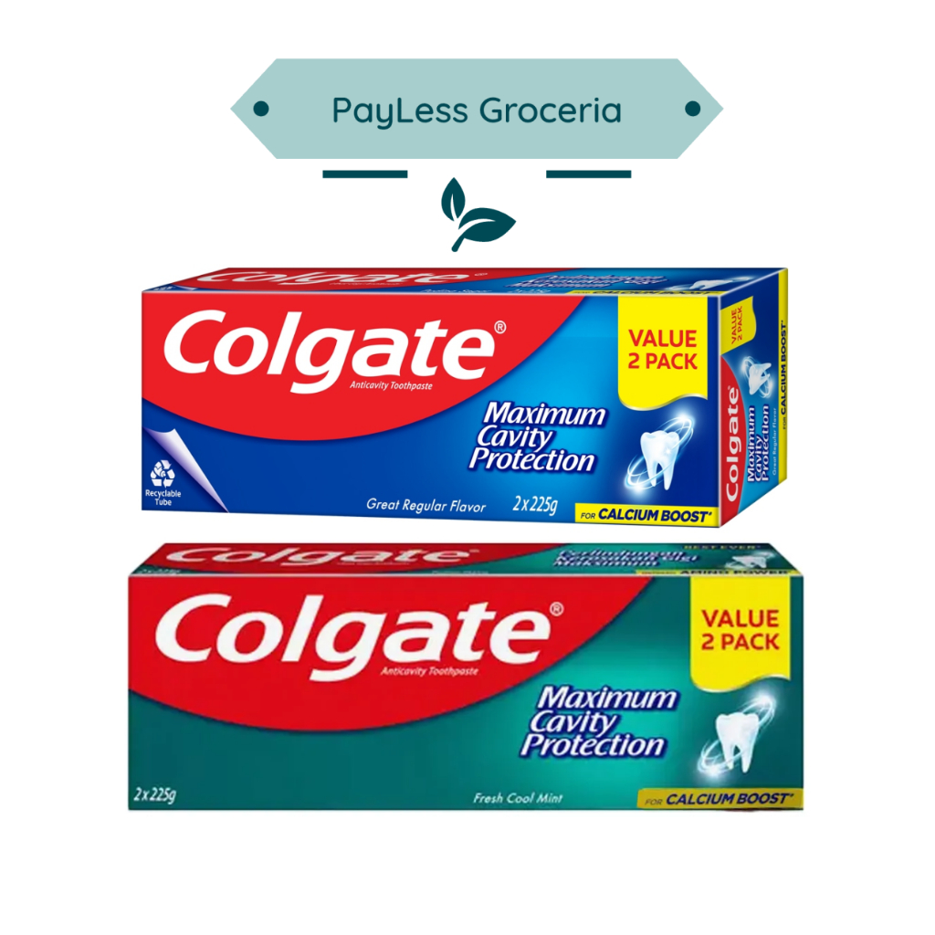 Colgate Toothpaste / Ubat Gigi 225g x 2 Twin Pack / Value Pack | Shopee ...
