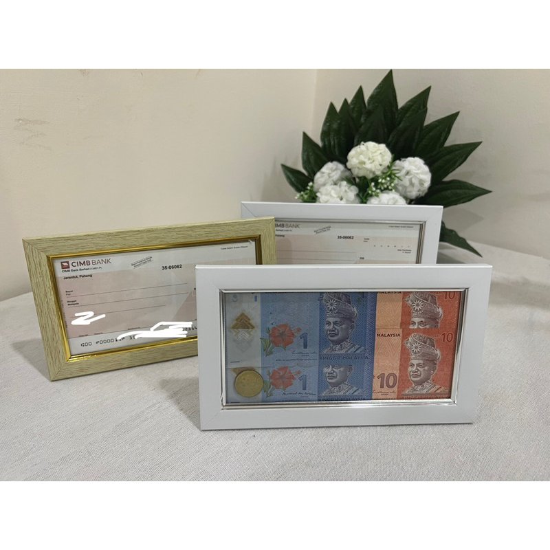 Frame cheque atau maskahwin untuk hantaran | Shopee Malaysia