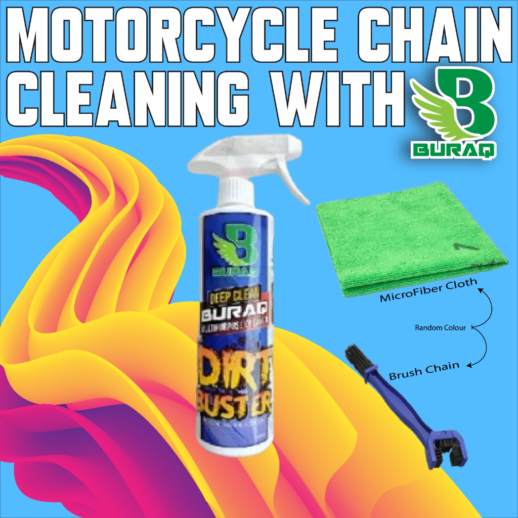 BURAQ Dirt Buster Wash Chain Motor Pencuci Rantai RKM O-Ring SUPERCLEAN ...