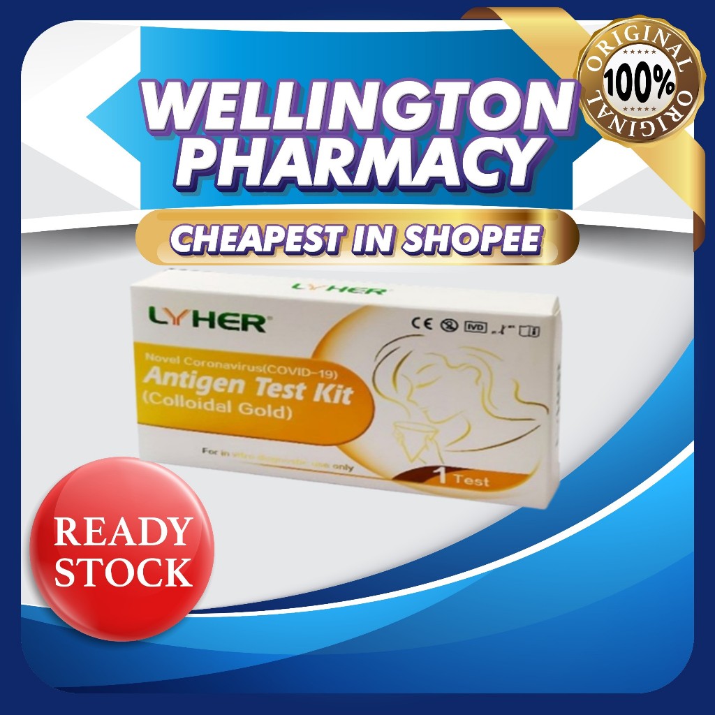 [EXP 06/25] LYHER® (COVID-19) Antigen Test Kit (Colloidal Gold) Sample ...