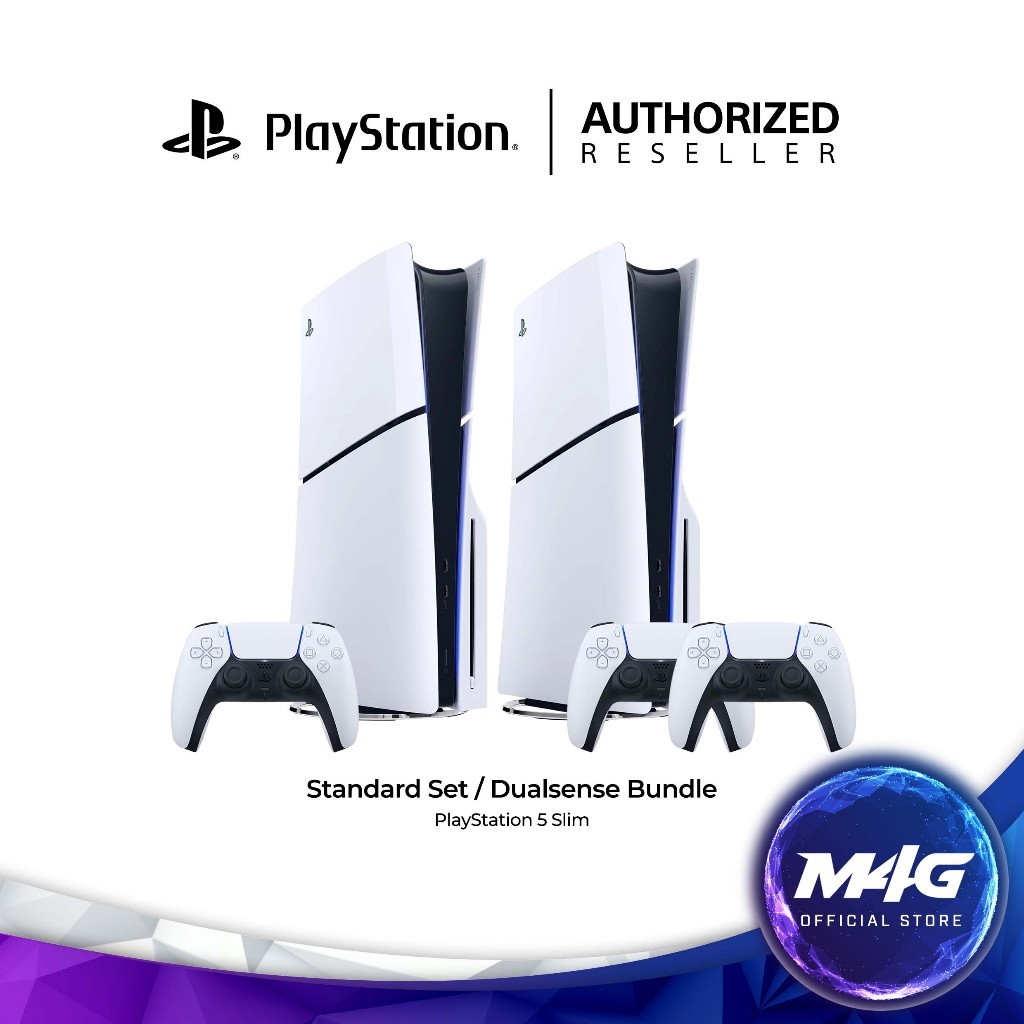 PlayStation 5 PS5 Slim Malaysia MY Console Disc Version Single / Two Dualsense Wireless ...