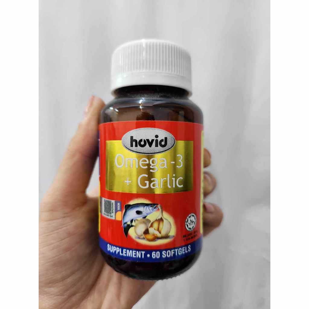 HOVID OMEGA-3 + GARLIC 60'S | Shopee Malaysia