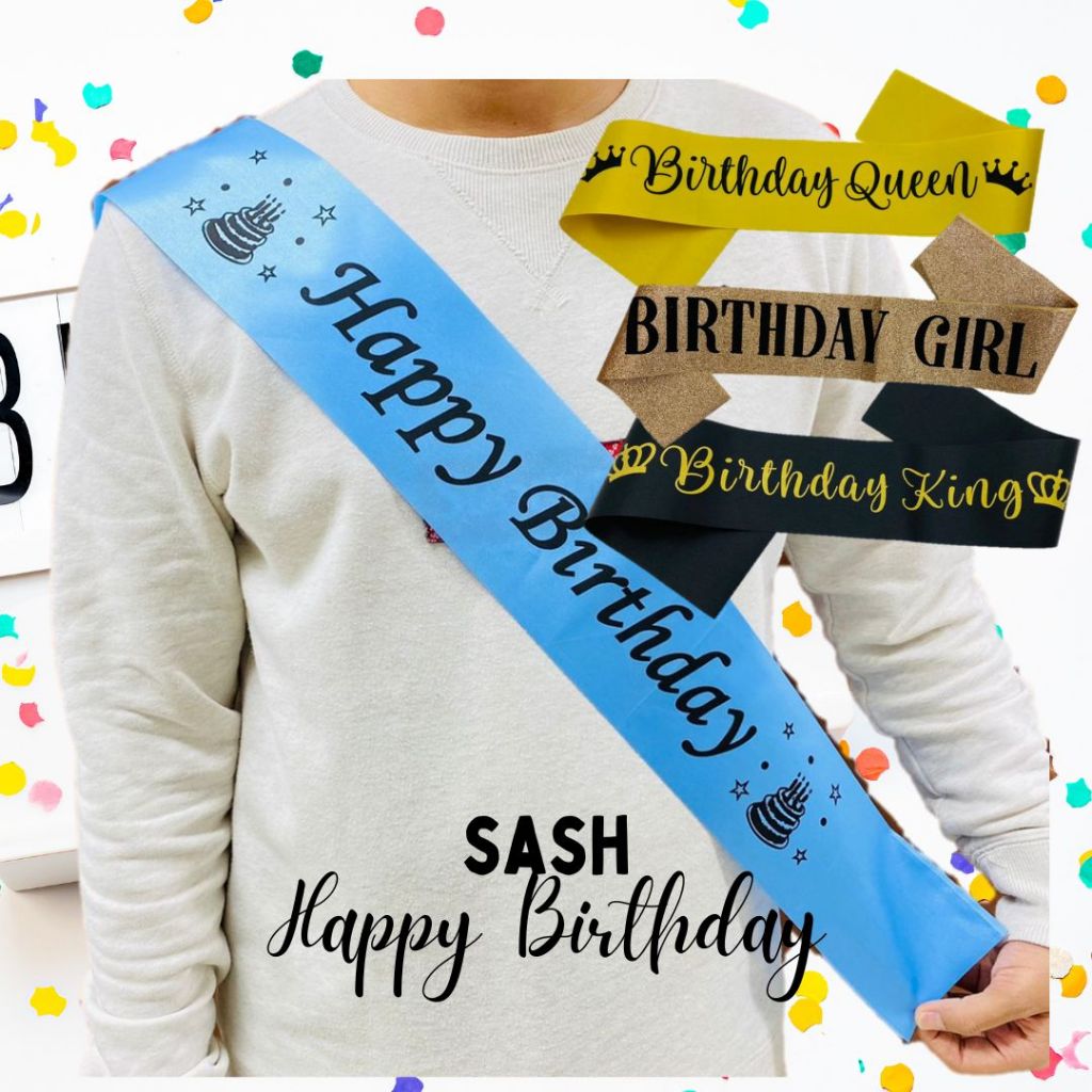 Birthday Sash Girl Princess Queen Sash & Crown Set Princess Ribbons ...