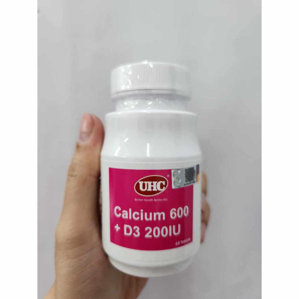 (EX)P: 8/2026) UHC CALCIUM 600 + Vitamin D3(60's | Shopee Malaysia