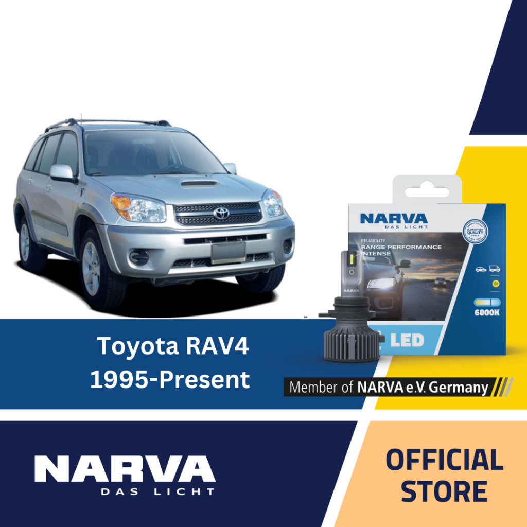 NARVA Car Headlight Halogen / LED Bulbs Set for 1995-Present Toyota RAV4 | Shopee Malaysia