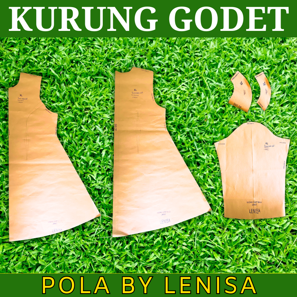 Kurung Godet [ Pola Dewasa ] Pola Premium By Lenisa | Shopee Malaysia