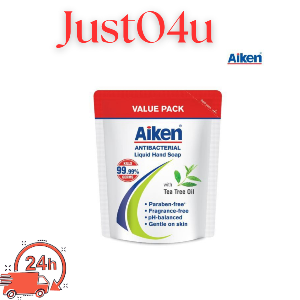 Aiken Tea Tree Oil Antibacterial Hand Soap Pouch 200g | Shopee Malaysia