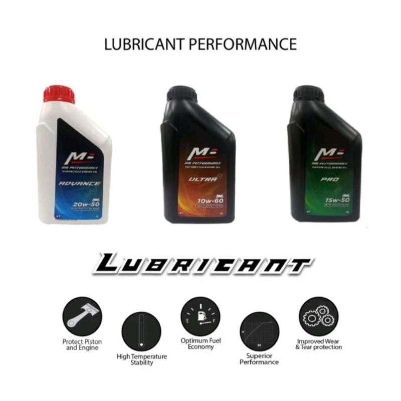 ENGINE OIL NEW BOTOL WARNA PUTIH 4T MB PERFORMANCE- 10W-60 / 15W50 ...