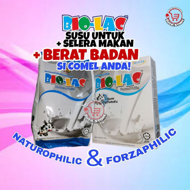 BIOLAC Susu Tepung Formula TAMBAH BERAT BADAN & SELERA MAKAN Bayi Baby ...
