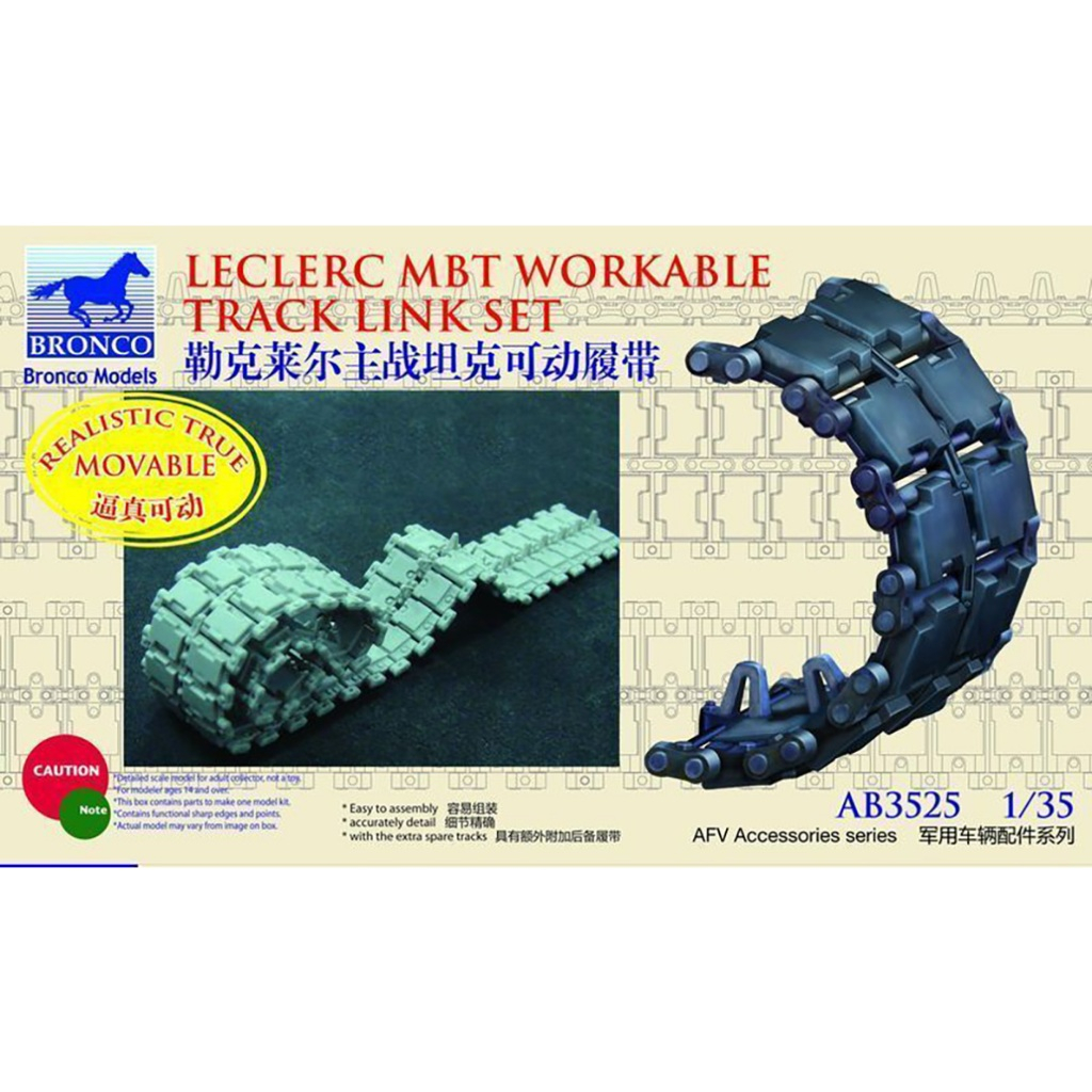 Bronco AB3525 1/35 Leclerc MBT Workable Track Link Set. | Shopee Malaysia