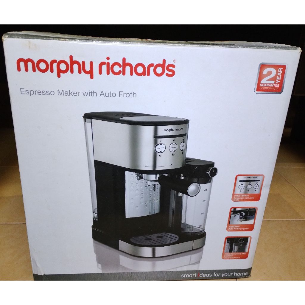 Morphy Richards Espresso Maker with Auto Froth Coffee Maker Latte ...