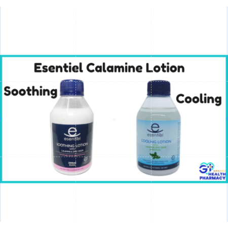 Esentiel Cooling Lotion with Menthol / Soothing Lotion with Calamine ...