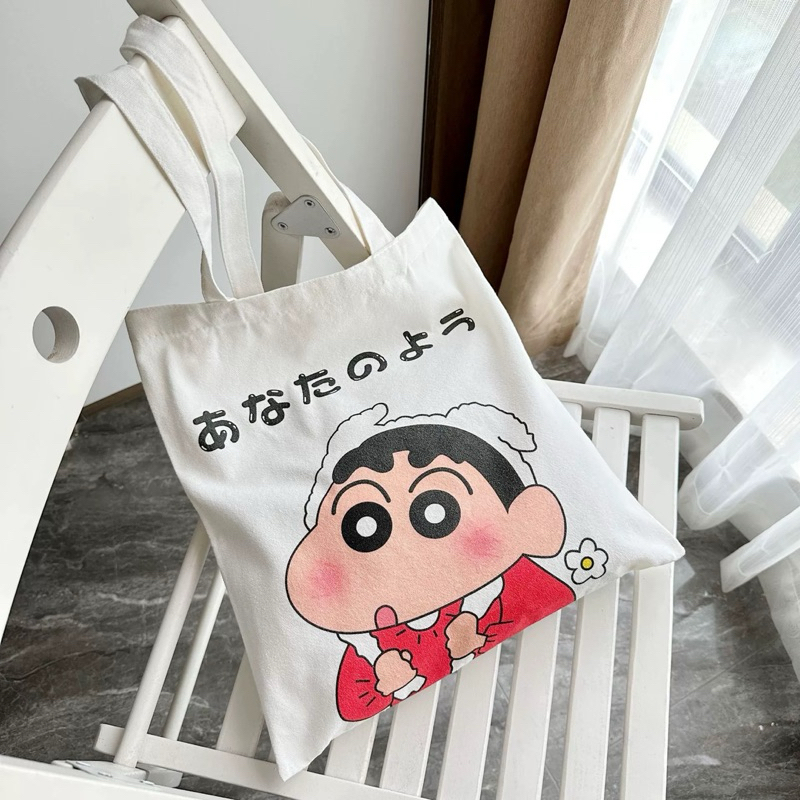 Crayon Shin Chan Tote Bag 蜡笔小新帆布袋托特包 | Shopee Malaysia