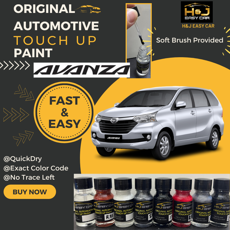 TOYOTA AVANZA Automotive Original COLOR CODE Touch Up Paint 10ML ...