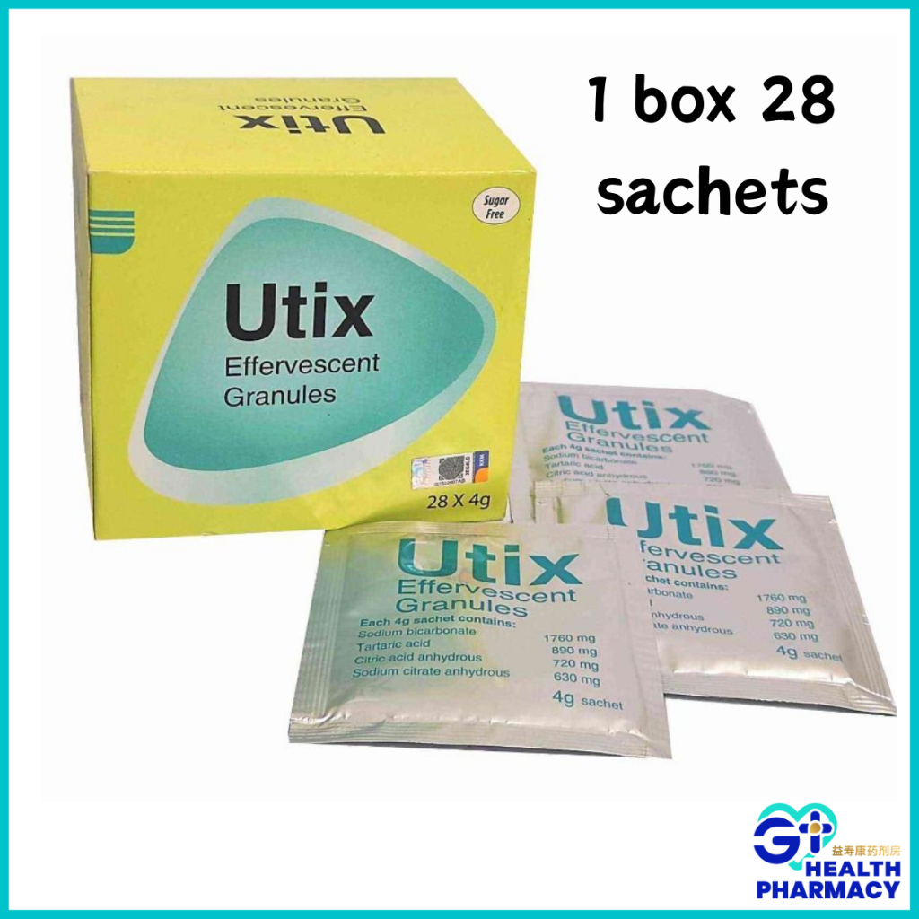 Utix Effervescent Granules (10 Packets / 1 Box 28 Packets) | Shopee ...