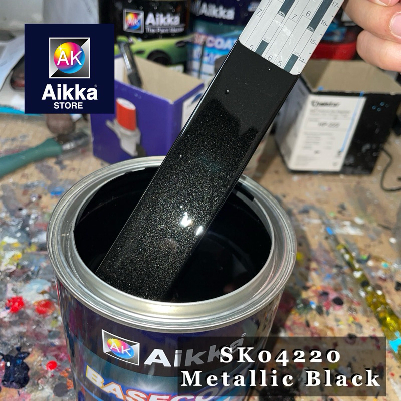 Aikka Cat 2K SK04220 Metallic Black / Hitam Metallic Paint Automotive ...