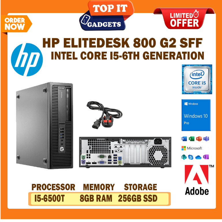 HP ELITEDESK 800 G1 SFF GAMING & GRAPHIC DEKSKTOP - INTEL CORE I5 4TH ...